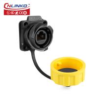 China Manufacturer Cnlinko IP68 Male Female RJ45 Connector Waterproof RJ45 Ethernet Connector for sale