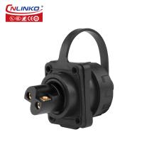 China Cnlinko Connector 2 Pin Connector IP68 DC Plug 24V Led 2 Pin Waterproof Connector Plug Cable Socket for sale