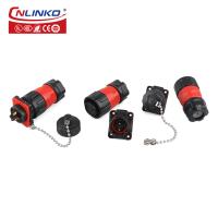 China CNLINKO Waterproof Connector 2 Pin Power Cable Circular Plug Socket for Led Outdoor Connector for sale