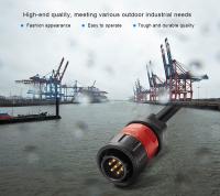China CNLINKO 3 Pin Waterproof Connection Cable Plug Electrical Swivel Xlr Connector 3 Pin Electric Terminals Connector for sale