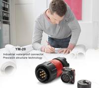 China CNLINKO 3 Pin Waterproof Connection Cable Plug Electrical Swivel Xlr Connector 3 Pin Electric Terminals Connector for sale