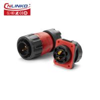 China CNLINKO Outdoor 2 Pin Waterproof Plastic Connector M20 Electrical 12v Waterproof Bulkhead Electrical Connectors for sale