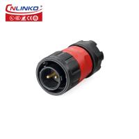 China CNLINKO Outdoor 2 Pin Waterproof Plastic Connector M20 Electrical 12v Waterproof Bulkhead Electrical Connectors for sale