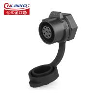 China Factory IP68 Circular Female Male M12 8 Pin Front Panel Mount Circular Waterproof Wire Cable Connector for sale
