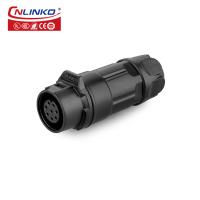 China Factory IP68 Circular Female Male M12 8 Pin Front Panel Mount Circular Waterproof Wire Cable Connector for sale