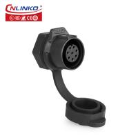 China Factory IP68 Circular Female Male M12 8 Pin Front Panel Mount Circular Waterproof Wire Cable Connector for sale