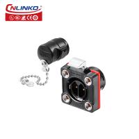 China CNLINKO M20 2pin Waterproof IP68 Connector PBT  Industrial Plug Socket Male Female Quick Electrical AC Power Adapter Connectors for sale