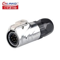 China CNLINKO IP67 Waterproof LP12 8 Pin Male Female Power Connector with CE ROHS Certificates for sale
