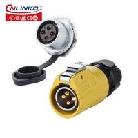 China Cnlinko M20 Power Cable LED Light Connectors Electric Bicycle IP68 4 Pin Waterproof Connector for sale