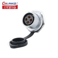 China Cnlinko M20 Power Cable LED Light Connectors Electric Bicycle IP68 4 Pin Waterproof Connector for sale