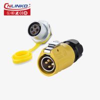 China Cnlinko M20 Power Cable LED Light Connectors Electric Bicycle IP68 4 Pin Waterproof Connector for sale