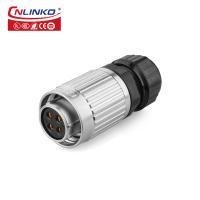 China CNLINKO M20 4 pin waterproof connector Outdoor 4 Pin Circular Plug Socket ip67 waterproof connector for sale