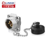China CNLINKO M20 4 pin waterproof connector Outdoor 4 Pin Circular Plug Socket ip67 waterproof connector for sale