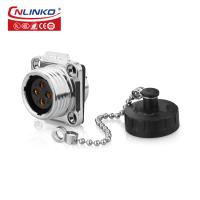 China CNLINKO M20 4 pin waterproof connector Outdoor 4 Pin Circular Plug Socket ip67 waterproof connector for sale