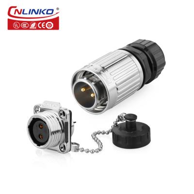 China IP68 Waterproof Plug and Socket With 2 Pin More Than 12 Volt Cable Connectors for Power for sale