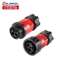 China CNLINKO IP68 Waterproof 20a 12v DC Power Plug 20A 3 Pin Connector M20 Circular Male Female Power Connector for sale