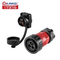 China CNLINKO IP68 Waterproof 20a 12v DC Power Plug 20A 3 Pin Connector M20 Circular Male Female Power Connector for sale