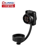 China CNLINKO 4 Pin Waterproof Ip68 Circular Connectors 20A Power Male Female Plug Connector for sale