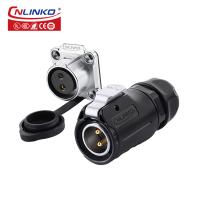 China Cnlinko LP-20 2 Pin Male Female Plug Socket IP68 Waterproof Quick Wire Waterproof Connectors for sale