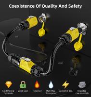 China Cnlinko LP20 DC AC IP68 3 Pin Inline Screw Power Cable Electric Waterproof Circular Connectors for sale
