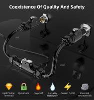 China Cnlinko LP20 DC AC IP68 3 Pin Inline Screw Power Cable Electric Waterproof Circular Connectors for sale