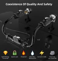 China CNLINKO M20 4 Pin 220V Male and Female IP68 Connectors AC Power Socket Waterproof Connector with Power Cord for sale