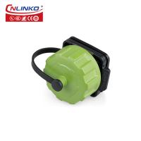 China CNLINKO YM24 Male Female Panel Mount IP68 Waterproof Fiber Optic Cable Connector for sale