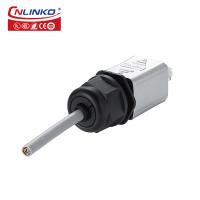China CNLINKO Waterproof IP68 Ethernet Wire RJ45 Connector for Wifi Adapter for sale