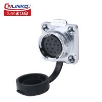 China CNLINKO M20 Male Female Electrical 220V 500V Plug and Socket 12 Pin Wire Connector Waterproof Power signal Connector for sale