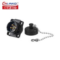 China CNLINKO Connectors Cables Wire Industrial Connector Plug  Waterproof 220V Circular Electrical Waterproof 3 Pin Connector for sale