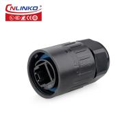 China IP68 Waterproof Ethernet Connector RJ45 Female to Male Cat5 Network Cable RJ45 Cable Connector for sale