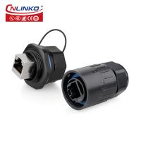 China IP68 Waterproof Ethernet Connector RJ45 Female to Male Cat5 Network Cable RJ45 Cable Connector for sale