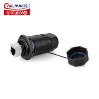 China IP68 Waterproof Ethernet Connector RJ45 Female to Male Cat5 Network Cable RJ45 Cable Connector for sale