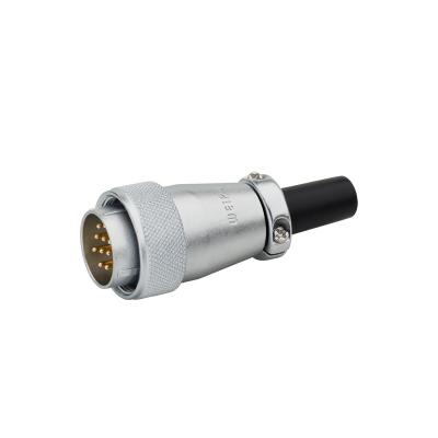 China WEiPU WS20 Plastic M20 Waterproof Circular Power Plug Socket Wire Joint Connector for Solar Audio Visual System for sale