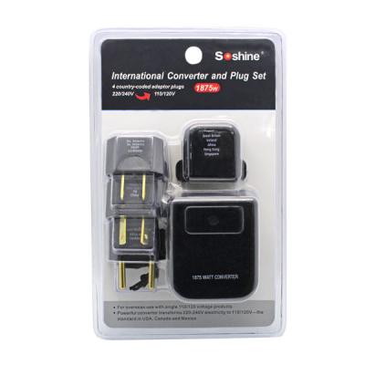 China International Travel Converter and Plug Set 100-240V 50-60Hz Universal Adapter for sale