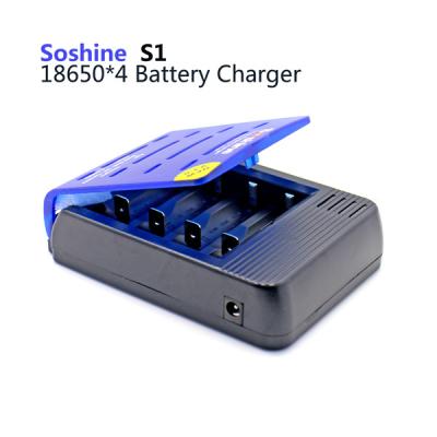 China Soshine S1-Max 4 Slot 18650 Li-ion Battery Charger for 3.7V Lithium Batteries for sale