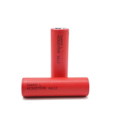 China Sanyo NCR20700B 3.6V 4250mAh Cylindrical Li-ion Battery High Drain Rechargeable for sale