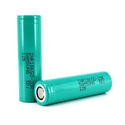 China Samsung INR18650-20R 2000mAh High Drain 18650 Battery Cell 20A Continuous Discharge for sale