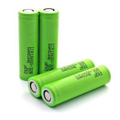 China Samsung ICR18650-30B 3.7V 3000mAh Rechargeable Lithium Ion Battery 18650 for sale
