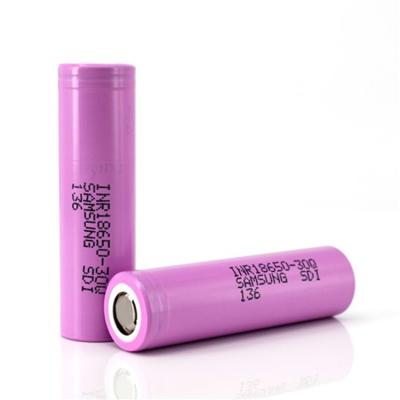 China Samsung INR18650 30Q 3000mAh 3.7V 15A Li-ion Rechargeable Battery for Battery Pack for sale