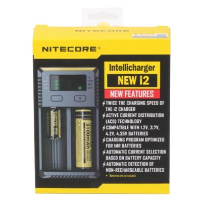China Nitecore Intellicharger NEW i2 Smart Battery Charger for 18650 18350 AA AAA 14500 Li-ion NiMH for sale