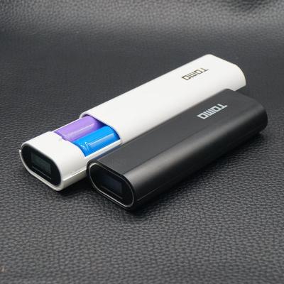 China TOMO V8-2 Portable Display DIY Power Bank Case 18650 Dual Battery Charger 10000mAh for sale