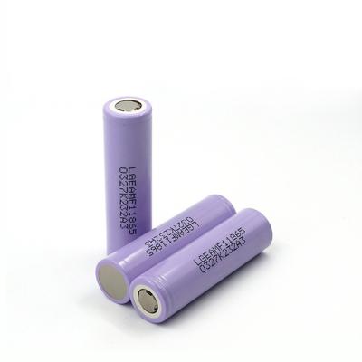 China MF1 18650 2200mAh 3.7V Rechargeable Lithium Ion Battery Cell 10A Discharge for sale