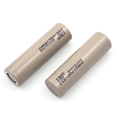 China Samsung INR21700-33J 3300mAh 3.6V High Drain Li-ion Rechargeable Flat Top Battery for sale