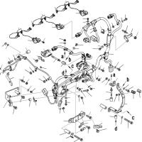 China PC300 PC350-7 Excavator Electrical Parts 6745-81-9220 Wiring Harness Assembly for sale
