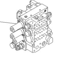China KOMATSU D65E D85E D85 HYDRAULIC MAIN CONTROL VALVE 723-63-12101 for sale