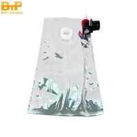 China Vitop Valve Custom Beverage Juice Coffee Doypack Aluminum Pouch Stand Up Packaging 1L 5L for sale