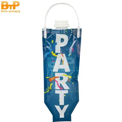 China Juice Wine Packaging Bags Plastic Poly Bib Dispenser Aseptic Bag In Box 1L 2L 3L 5L 10L for sale