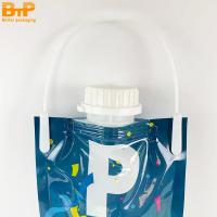 China Juice Wine Packaging Bags Plastic Poly Bib Dispenser Aseptic Bag In Box 1L 2L 3L 5L 10L for sale