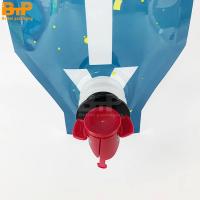 China Juice Wine Packaging Bags Plastic Poly Bib Dispenser Aseptic Bag In Box 1L 2L 3L 5L 10L for sale